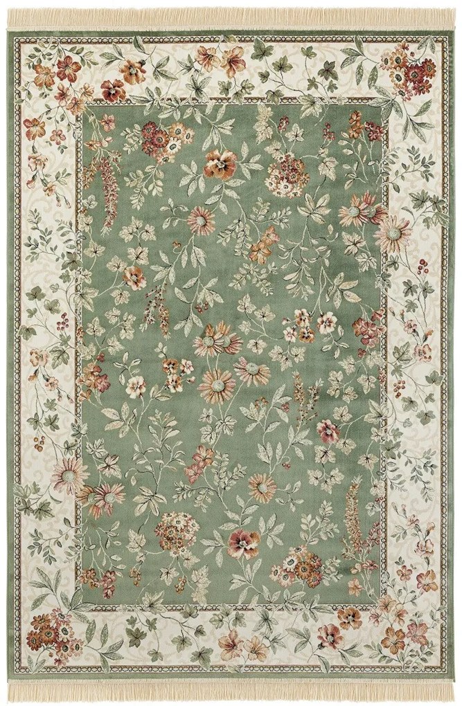 Hanse Home, Kusový koberec Naveh 104374 Green, 95x140, zelená, chodba / předsíň