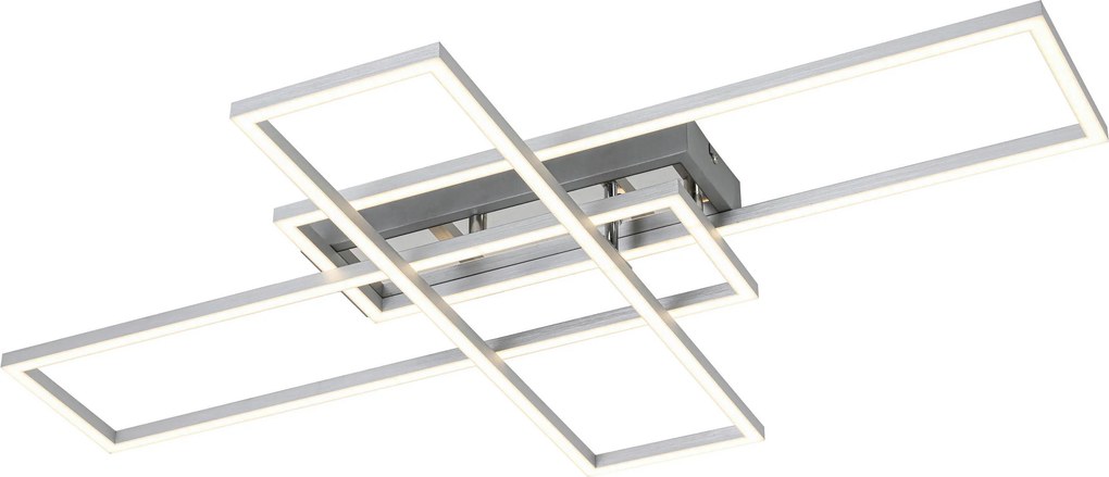 XXXLutz STROPNÍ LED SVÍTIDLO, 82,5/55/8 cm Novel - Stropní svítidla - 008227183601