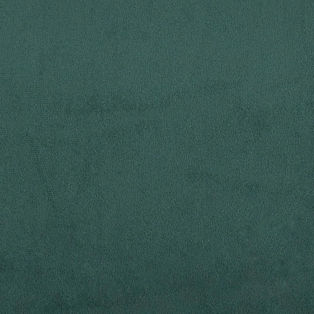 3místná pohovka tmavě zelená 180 cm samet - Default Title
