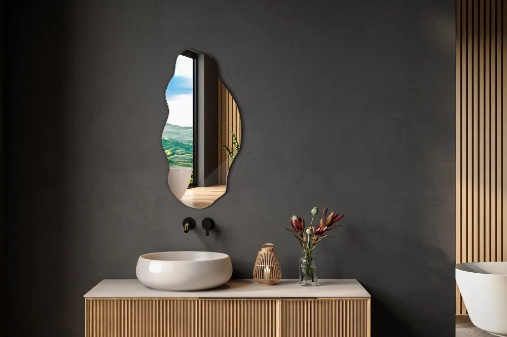 Atypické zrcadlo stylový doplněk