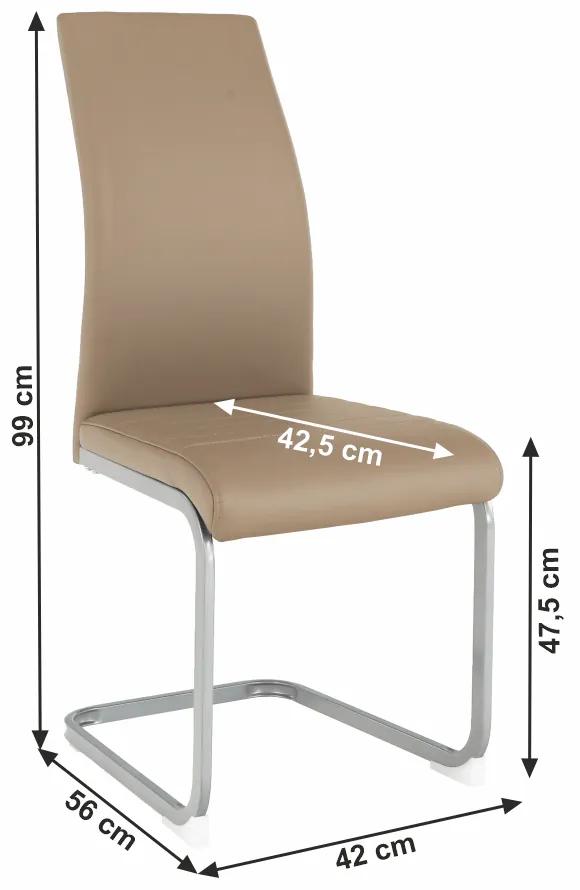 Jídelní židle Nolana (hnedošedá). 1016398