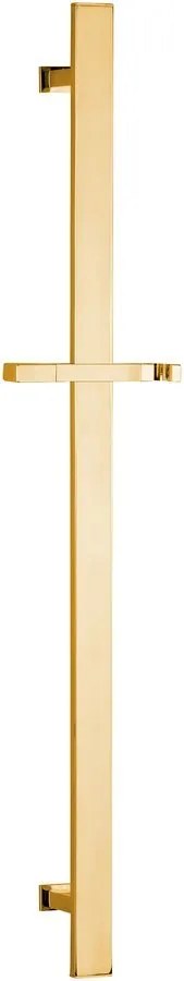 Sapho Sapho, Posuvný držák sprchy, hranatá, 700mm, zlato, SC417