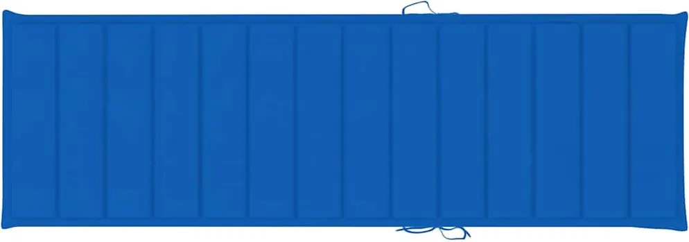 Zahradní lehátko s poduškou masivní akáciové dřevo 3061339