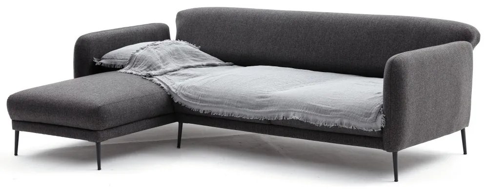 Hanah Home Rohová pohovka VENUS antracitová levá 825BLC2763