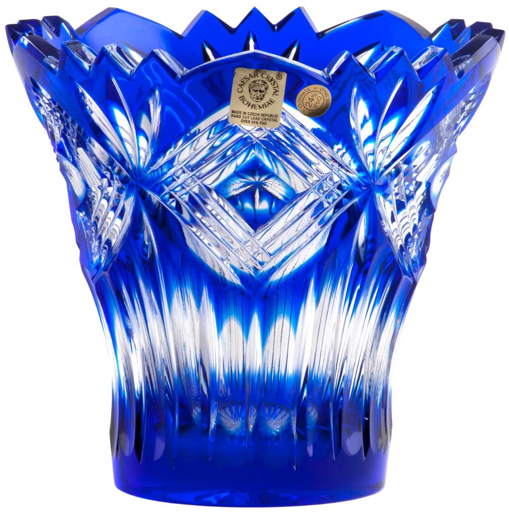 Váza Mary, barva modrá, výška 142 mm