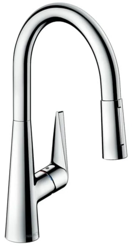 Dřezová baterie Hansgrohe Talis s vytahovací sprškou, 2 proudy chrom 72817000