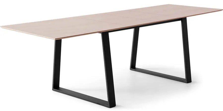 Rozkládací jídelní stůl s deskou v dubovém dekoru a přídavnou deskou 90x165 cm Meza – Hammel Furniture