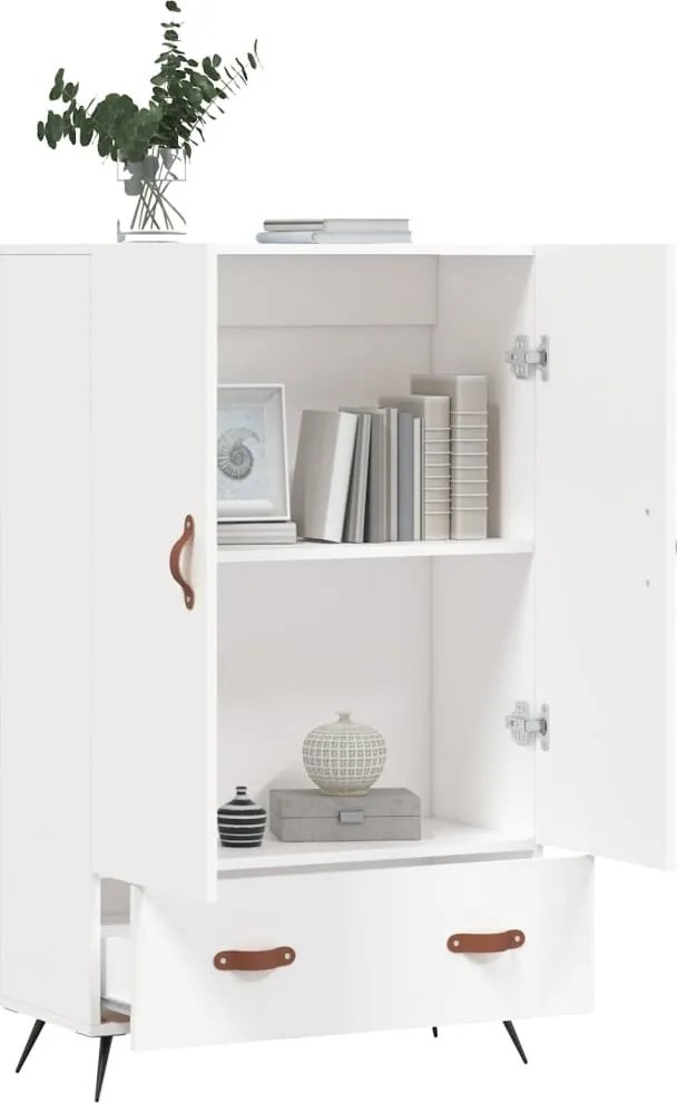 vidaXL Skříň highboard 69,5 x 31 x 115 cm kompozitní dřevo [828204] Barva: šedá sonoma