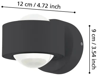 Eglo 98746 - LED Venkovní nástěnné svítidlo TREVIOLO 2xLED/2W/230V IP44