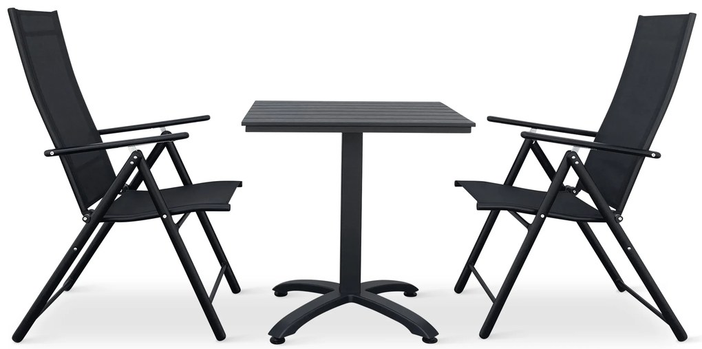 Noela Balkonový set Ristorante + 2x kovová židle Pia