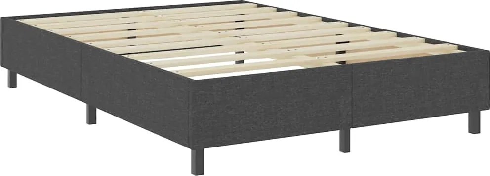 Postel boxspring šedá textil 180 x 200 cm 287466