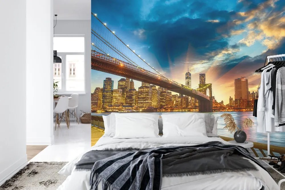 Fototapeta Pohled Na New York City Strukturální vinyl 90x60