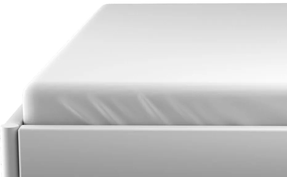 Jersey prostěradlo do dětské postýlky bílé 60 x 120 cm