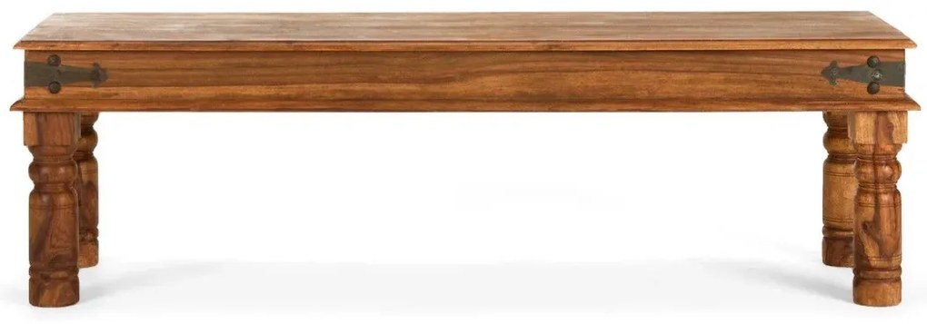 furniture-nabytek.cz - Masivní lavice Merlin z palisandru, lakovaná, hnědá – 150×45 cm