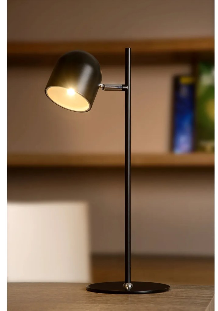 Lucide 03603/05/30 stolní LED lampa Skanska černá, 5W, 3000K, 46cm