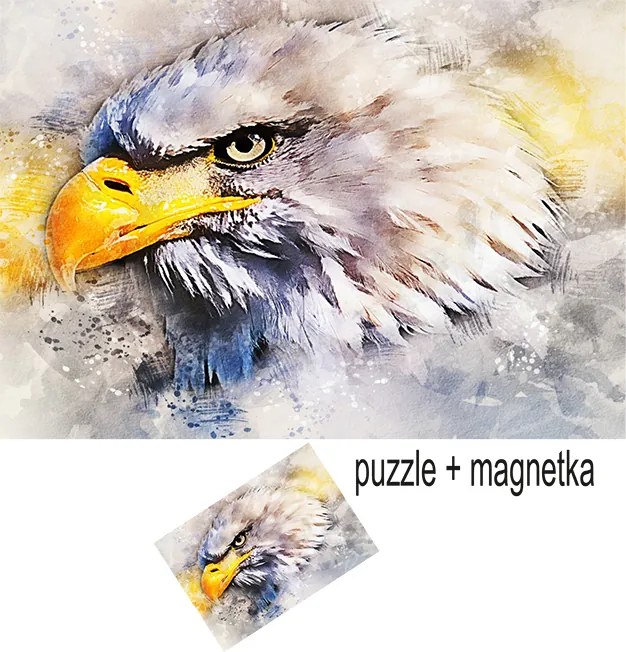 Falixen WOODEN PUZZLE EKO - "Orel bělohlavý"