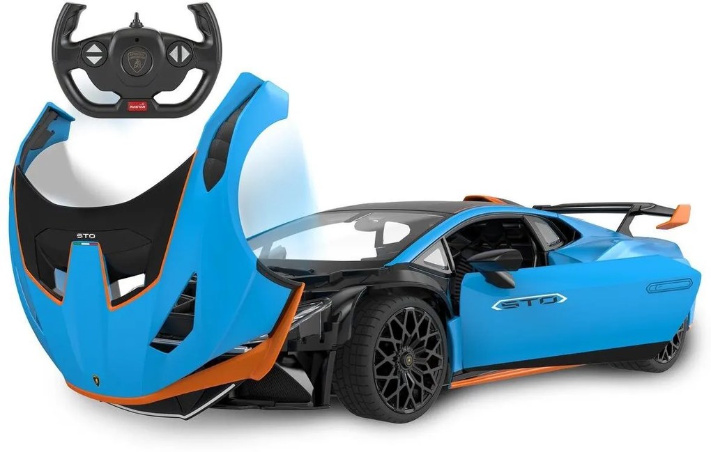 Rc auto jamara lamborghini huracán sto 1:14, modré, 2,4ghz