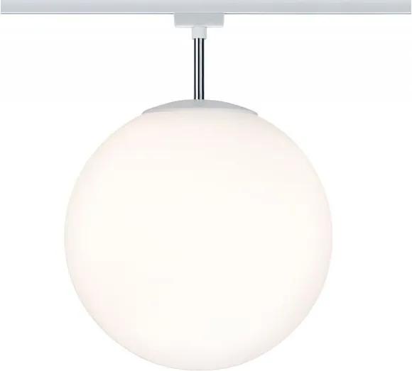 P 97605 URail spotové svítidlo Globe Big bílá bez zdroje, max. 20W E27 - PAULMANN