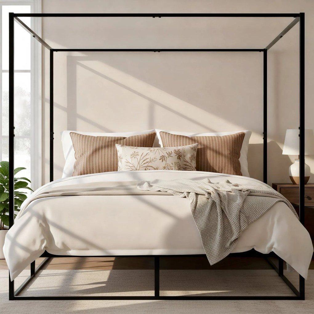 Postel s nebesy Batoni 180x200 – černá