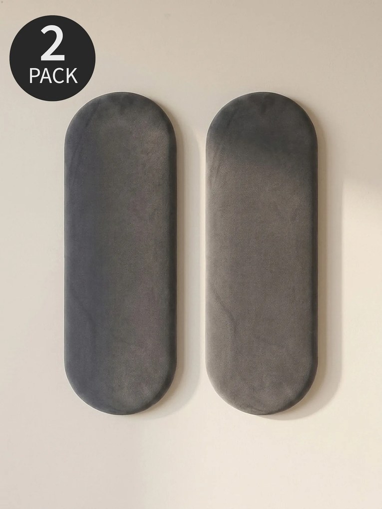 Sinsay - Čalouněné stěnové panely 2 pack - šedá