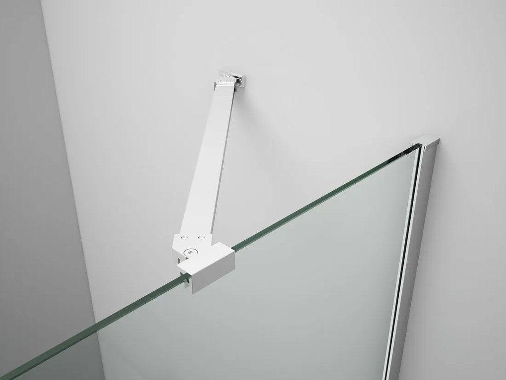 Gelco Trinity Chrom čtvercový sprchový kout 100 x 100 x 200 cm otevírací aluchrom sklo matné GT2210-10M-CH