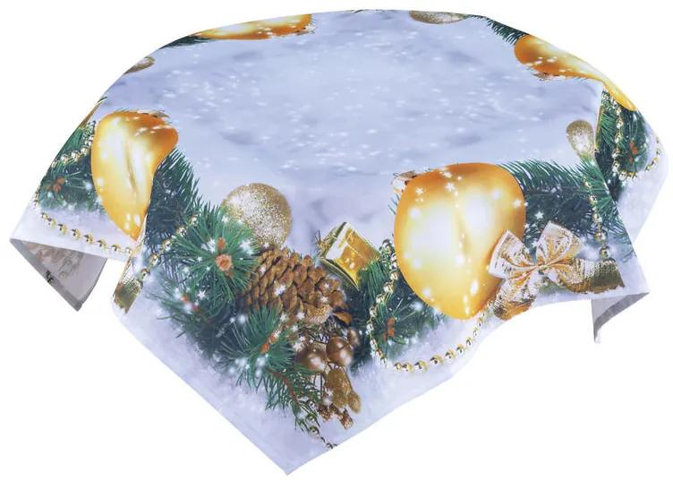 decoDoma Středový ubrus s vánočním potiskem 85 x 85 cm