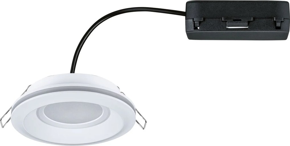 P 92247 LED vestavné svítidlo Sormus samostatné svítidlo IP65 kruhové 100mm 4,8W / 1,5W / 230V 3000K bílá - PAULMANN