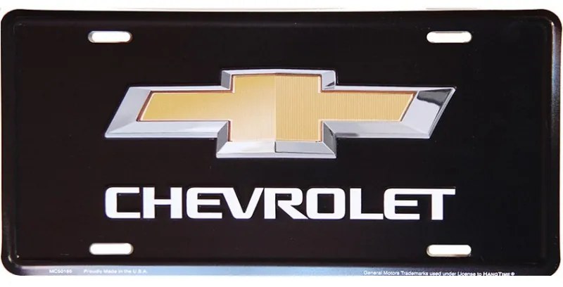 Americká SPZ Chevrolet Bow Tie black
