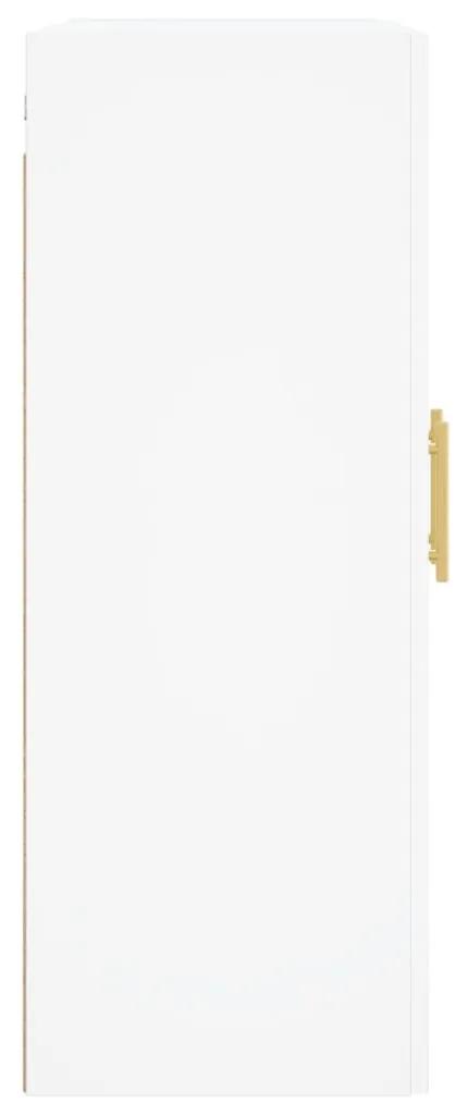 Nástěnné skříňky 2 ks bílé kompozitní dřevo,  3198001