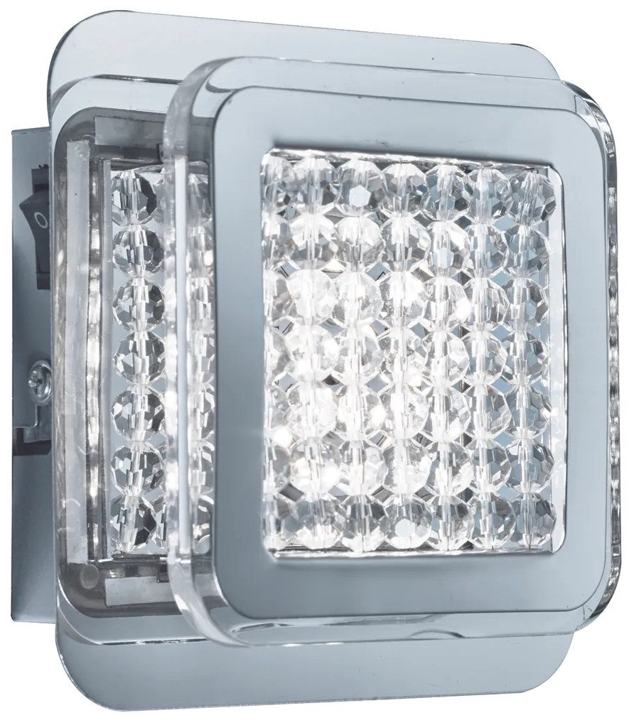Nástěnné LED svítidlo Searchlight QUADRANT 7321CC