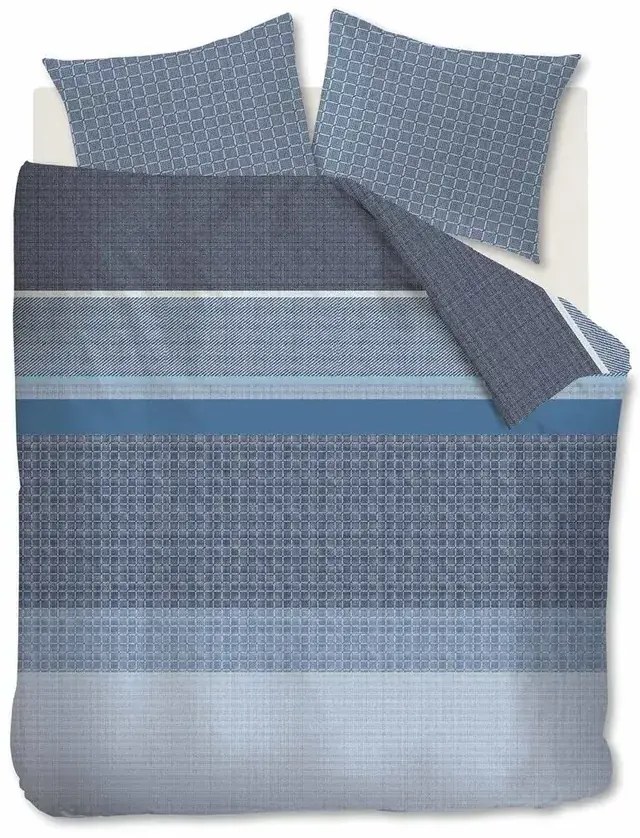 BH prodloužené povlečení Birger Blue, 140x200/220cm + 60x70cm, jednolůžko (prodloužené povlečení na jednolůžko, 140x200/220cm + 60x70cm)