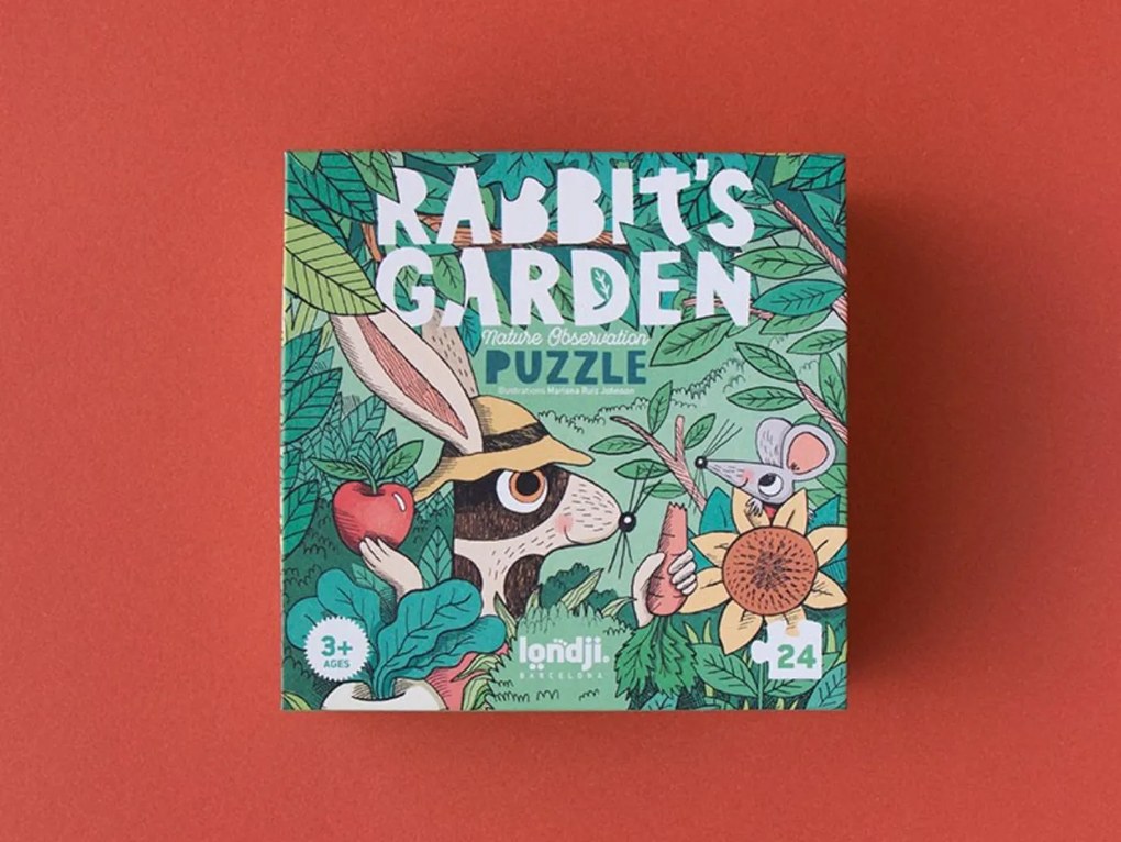 LONDJI Puzzle Rabbit's Garden 24ks 3+