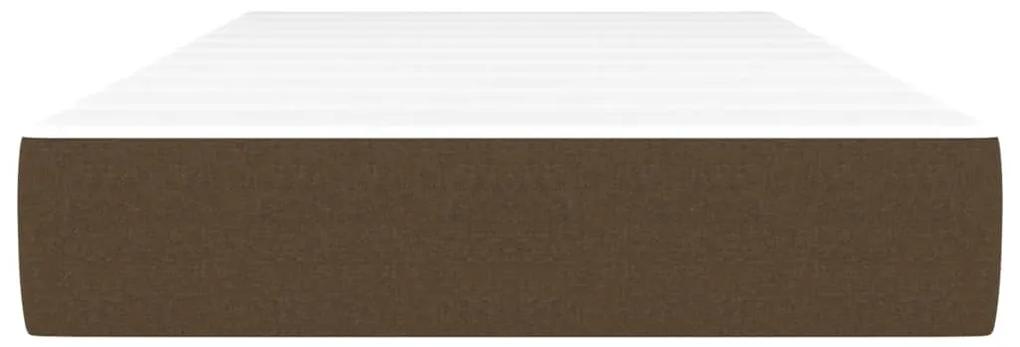 Taštičková matrace tmavě hnědá 100 x 200 x 20 cm textil,  347737