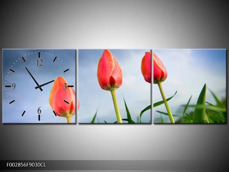 Obraz tří tulipánů  (90x30 cm), 40 dalších rozměrů