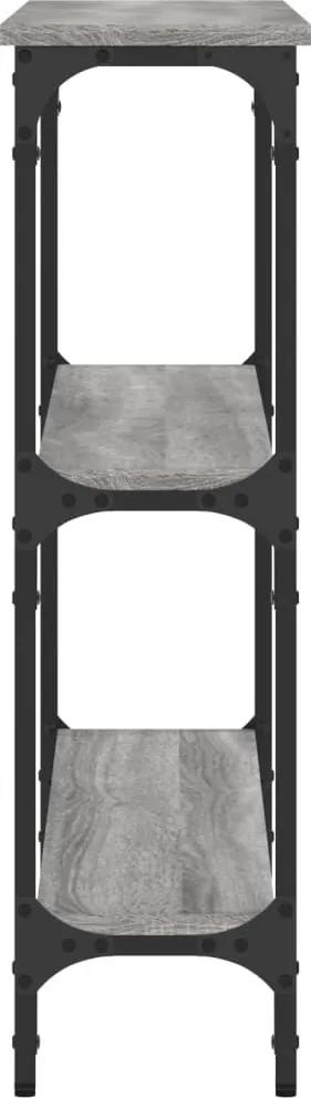 vidaXL Konzolový stolek 100x22,5x75 cm kompozitní dřevo [834028] Barva: dub sonoma
