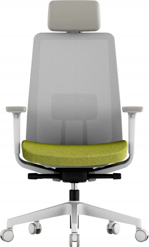 Office Pro Kancelářská ergonomická židle K10 W — více barev Červená
