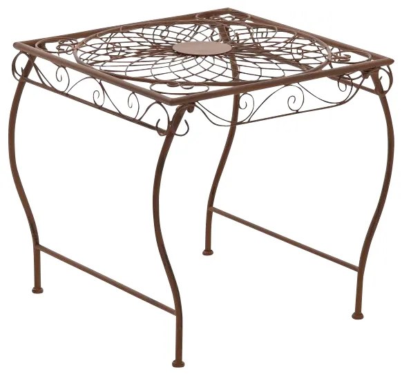 Kovový stůl GS3438892 - Hnědá antik