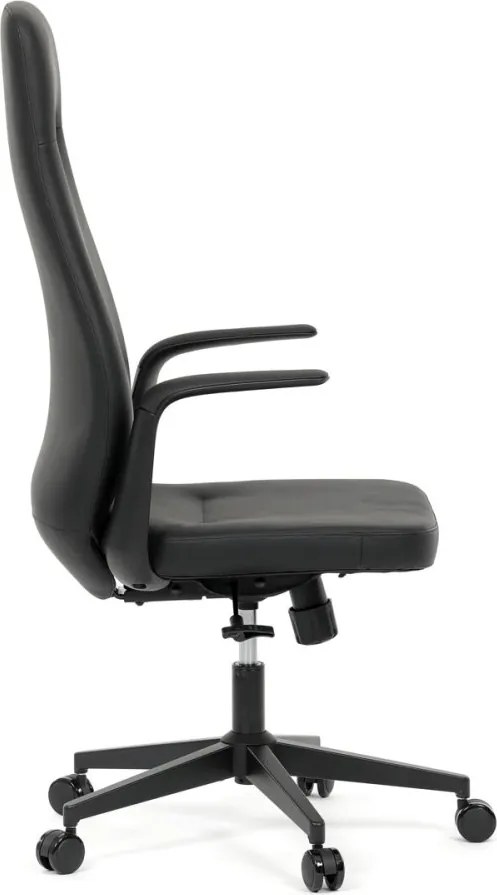 Kancelářské křeslo KA-T8325 BK, synchronní mechanismus, černá ekokůže (66 x 62) cm
