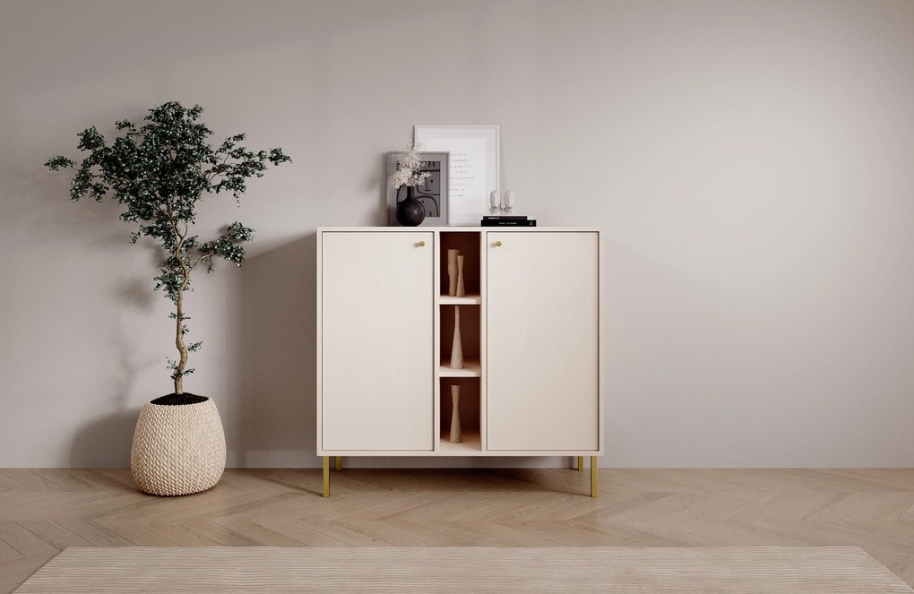 ADRK Furniture Komoda 2D 3P Tili ADRK-CHES-TIL-2D-3P-BS