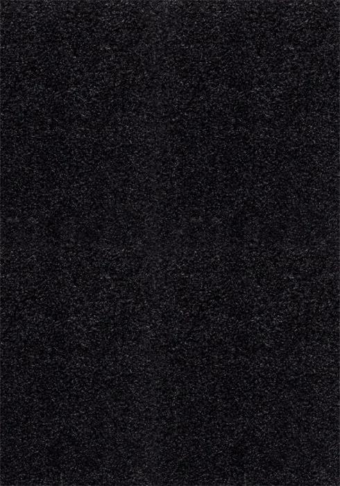 Chlupatý kusový koberec Dream Shaggy 4000 černý Typ: kulatý 80 cm