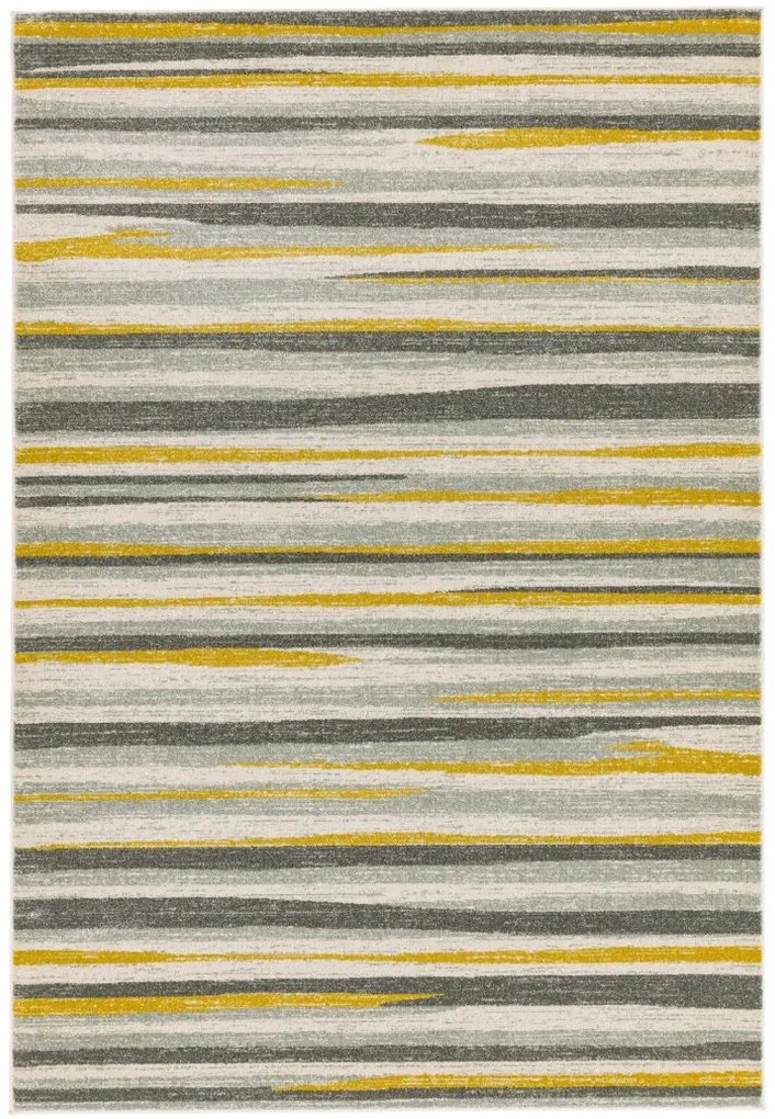 Žlutý koberec Dickinson Stripe Mustard Rozměry: 120x170 cm