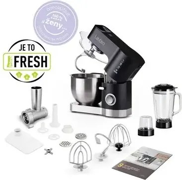 Lauben Kitchen Machine 1200BC černá / Kuchyňský robot / 1200W / 5.5 l