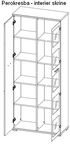 Obývací stěna Ultra, s osvětlením