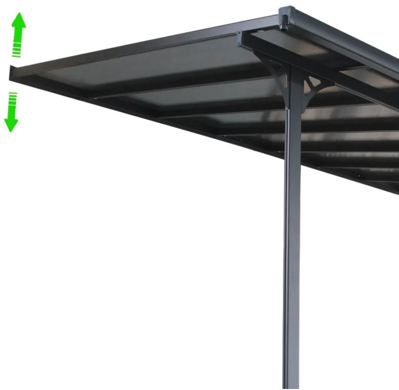 ROJAPLAST Pergola - BRUCE J, více variant na výběr Barva: čirá