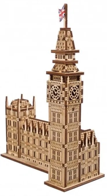 Ugears 3D dřevěné mechanické puzzle Big Ben