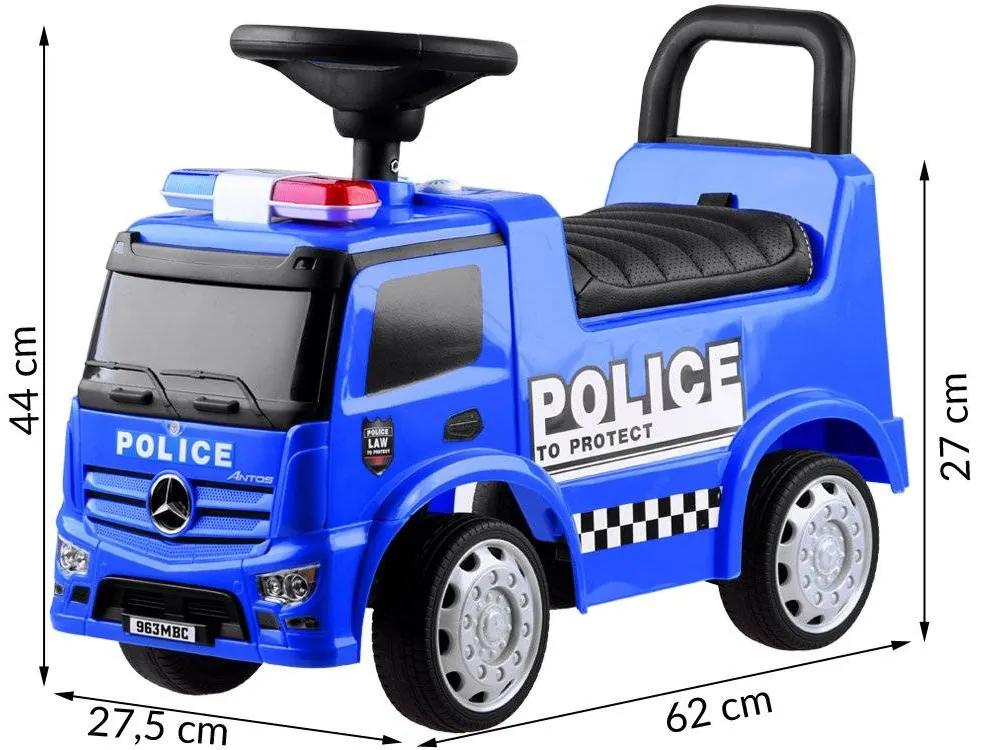 Vozidlo Mercedes Police Autíčko Pushher Za3690