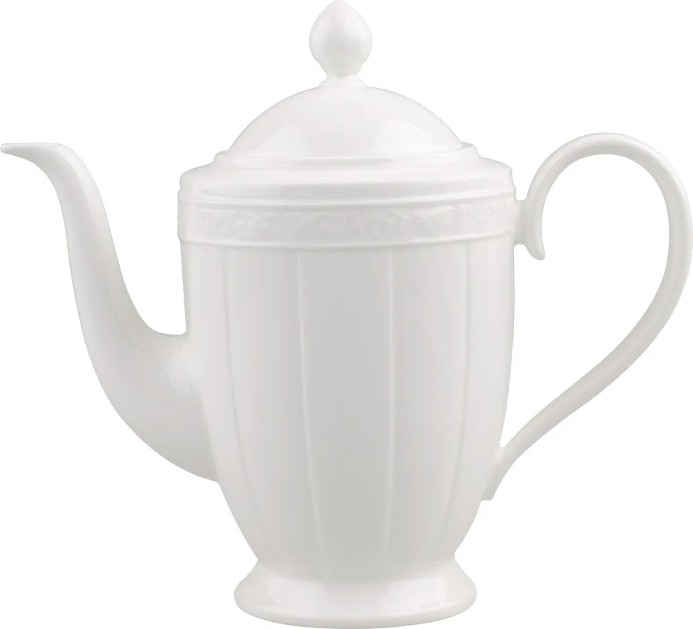 Villeroy&Boch Villeroy & Boch White Pearl konvice na kávu, 25.6 × 12.5 × 22.6 cm, 1.2 l