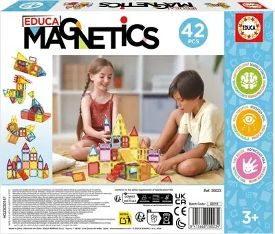 EDUCA Magnetická stavebnice Magnetics / 42 dílků