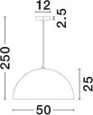 Závěsné svítidlo NOVA LUCE STARLA E27 12W 9002681 bez žárovky