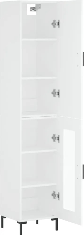 Skříň highboard bílá 34,5 x 34 x 180 cm kompozitní dřevo 3199041